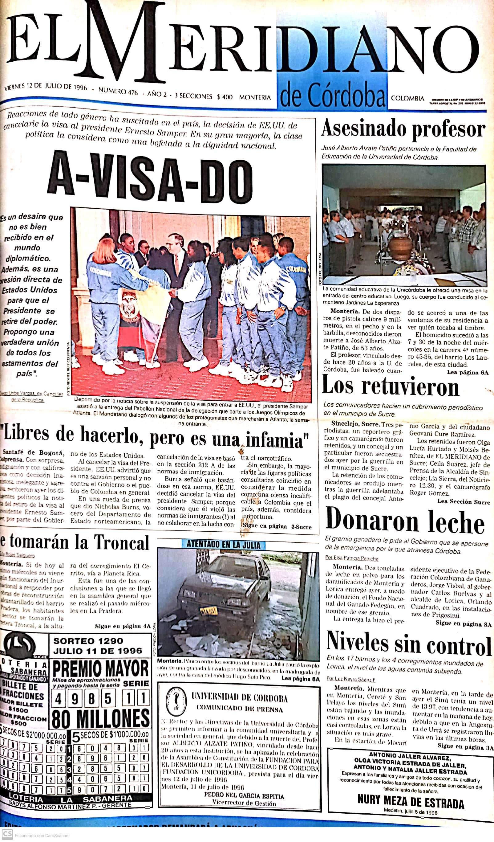 Asesinato del profesor Alberto Alzate Patiño - EntreRíos Museo